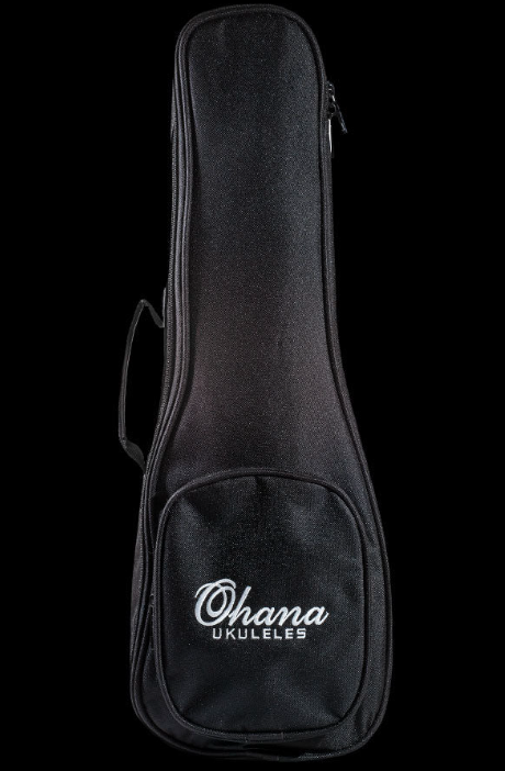 Ohana UB-24BK Padded Gig Bag Black Concert | The Four String Strummer
